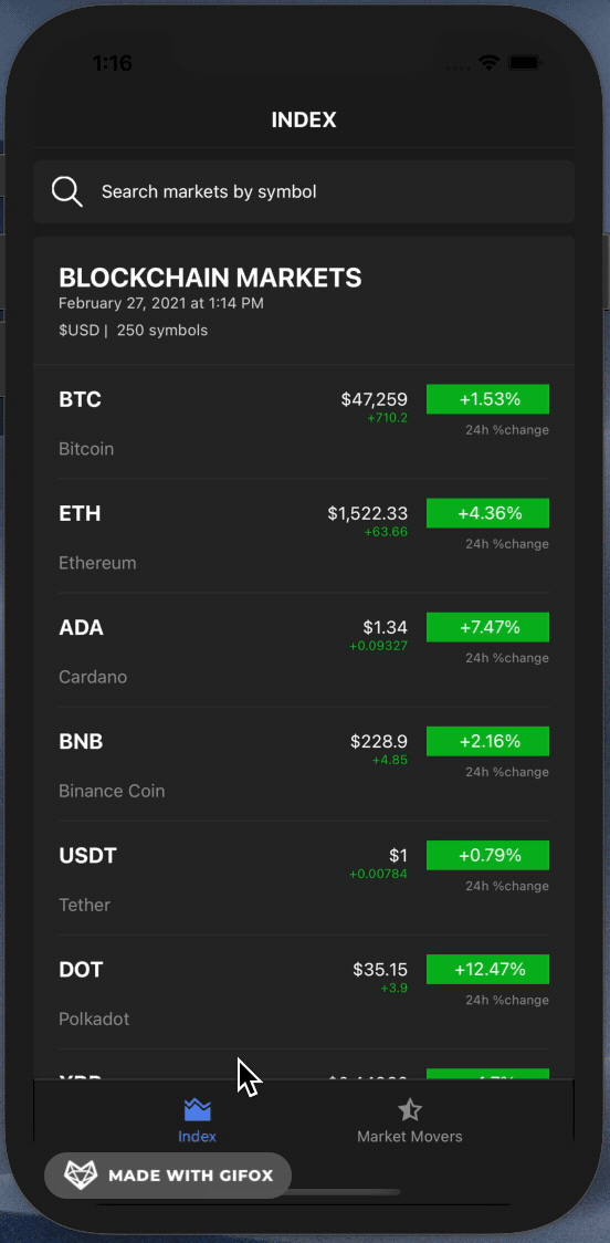 GitHub - PatrickFortaleza/Cryptotracker: A cross platform cryptocurrency tracker application ...